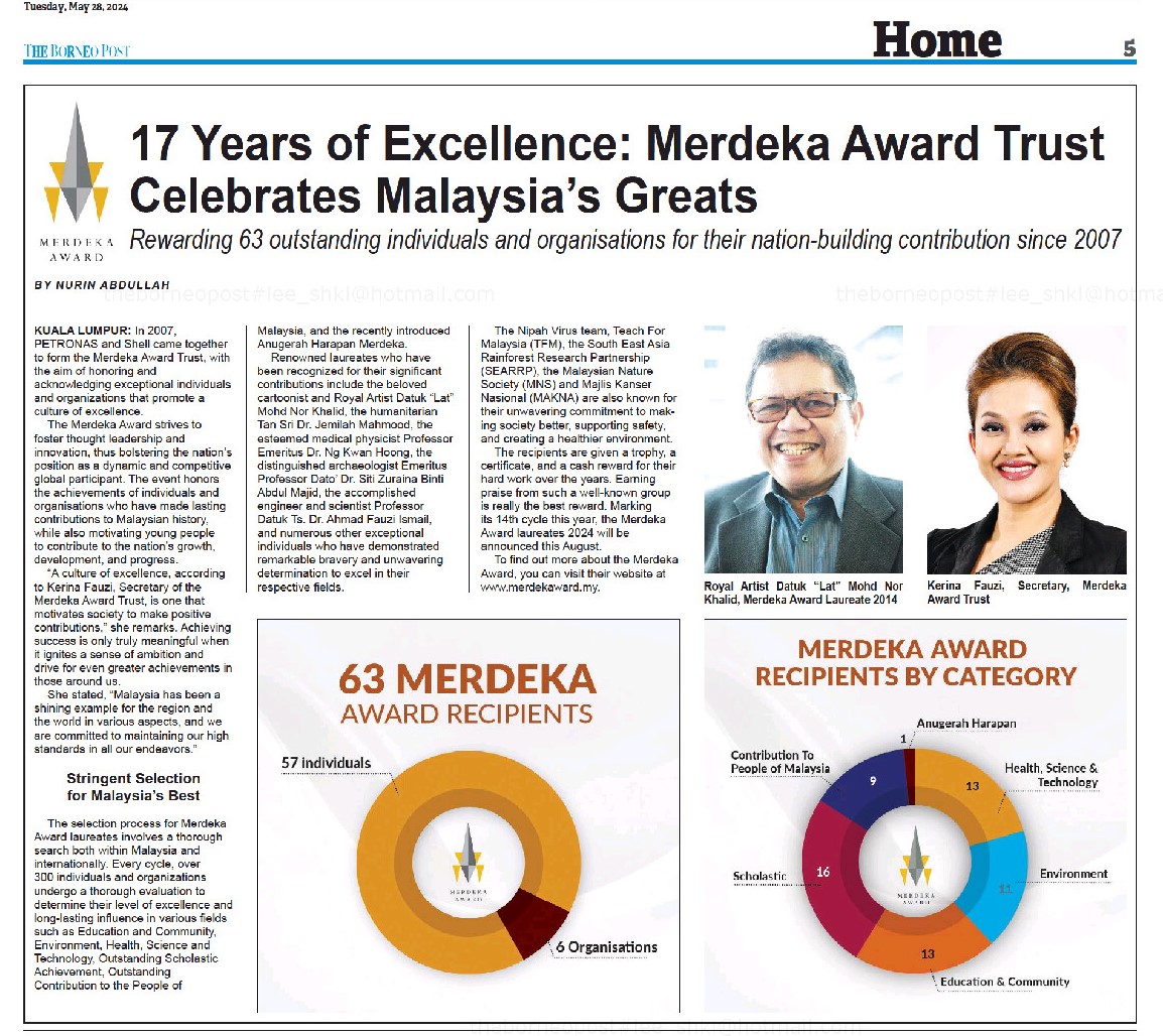 17 Years of Excellence: Merdeka Award Trust celebrates Malaysia's ...